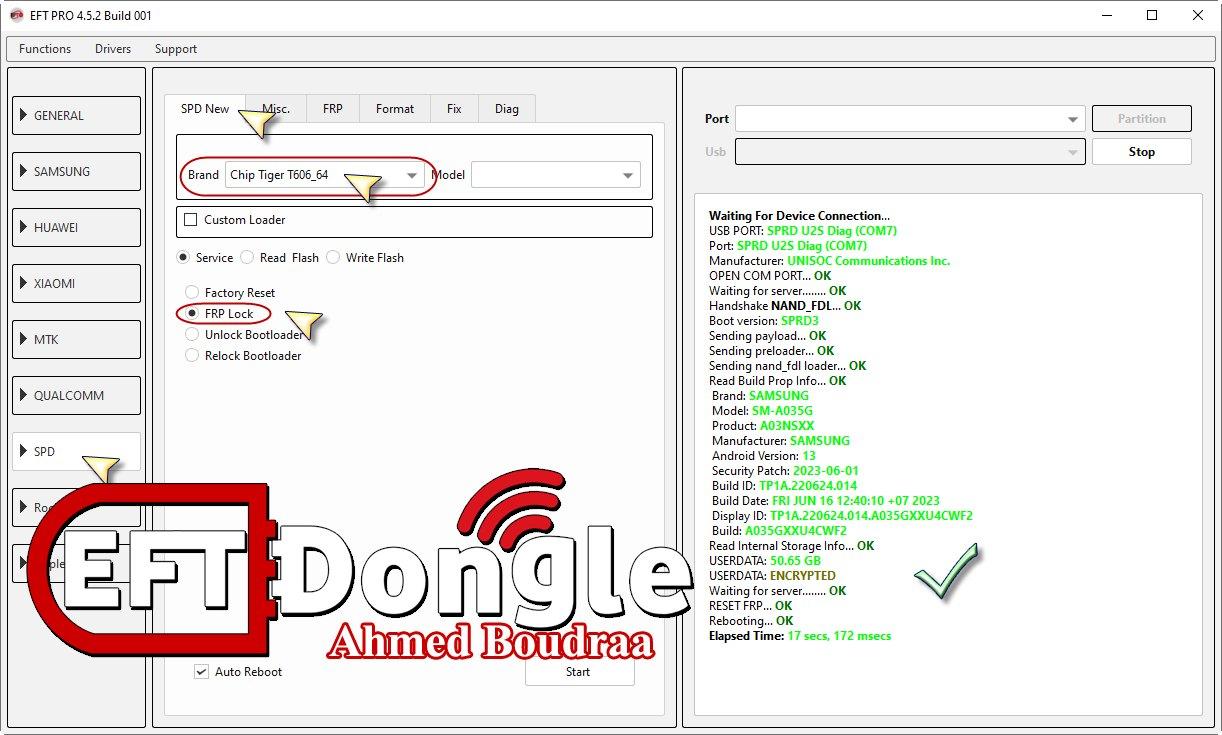 Samsung A03, SM-A035G U4 Reset FRP EFT Pro - GSM-Forum